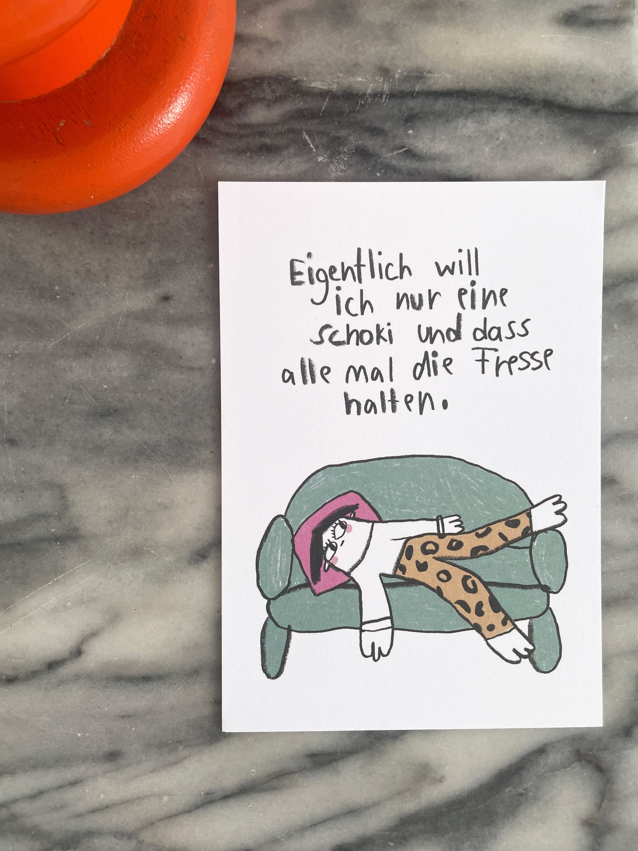 Karte - Eigentlich will ich nur eine Schoki